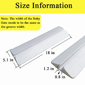 Pet Gate Baby Gate Anti-Kick Pedal,Safety Protection Avoid Tripping Over Door Rails