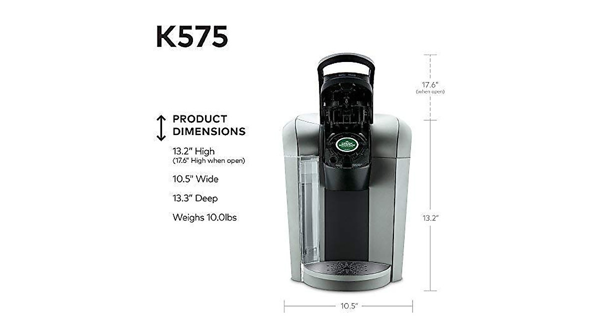 Keurig K575 Coffee Maker - Programmable Single Serve Brewer