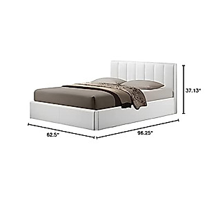 Baxton Studio Templemore Platform, Queen, White