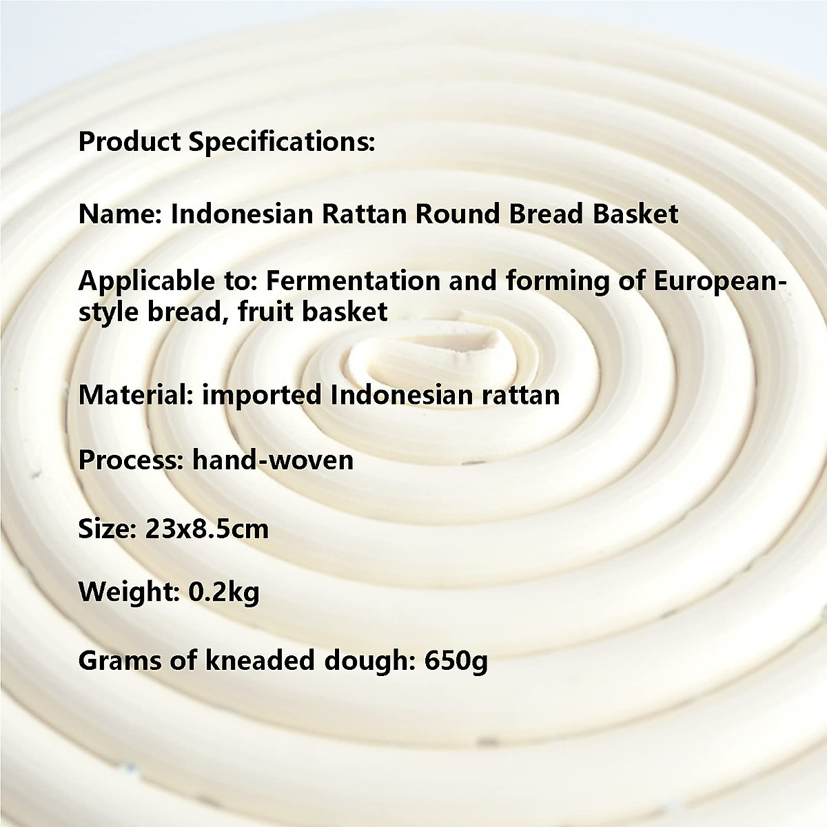 JKARY Wood Pulp Bamboo Bread Proofing Basket Set of 2 9 Inch Round Bread Fermentation Basket Bulk Baking Supplies Sourdough Bowl Baguette Tray for Bread Dough Sourdough Couche Pizza Dough with Cover