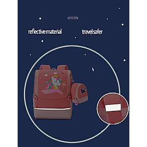 DAHUOJI Unicorn Kids Backpack Girls School Backpack Protect the spine Kindergarten elementary schoolSchool Bag