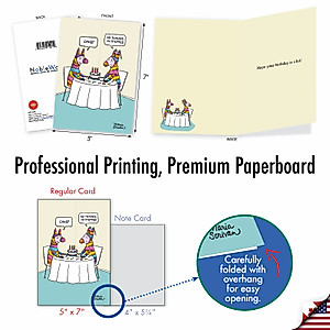 NobleWorks - Variety Pack of 36 Assorted Funny Birthday Cards Bulk Box Set w/Envelopes, Edgy Humor B-Day for Men, Women (36 Designs, 1 Each) - Birthday Favorites AC2911BDG-B1x36