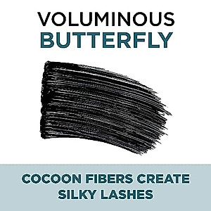 L'Oreal Paris Voluminous Butterfly Mascara, Washable, Blackest Black, 0.22 Fl. Oz., 1 Count