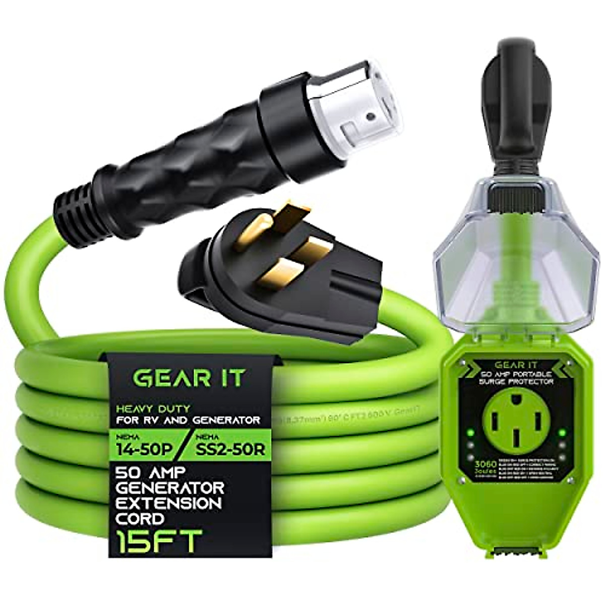 50A Generator Extension Combo Surge Protector