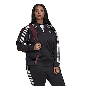 adidas Originals Women's Superstar Track Jacket, Black/White, M