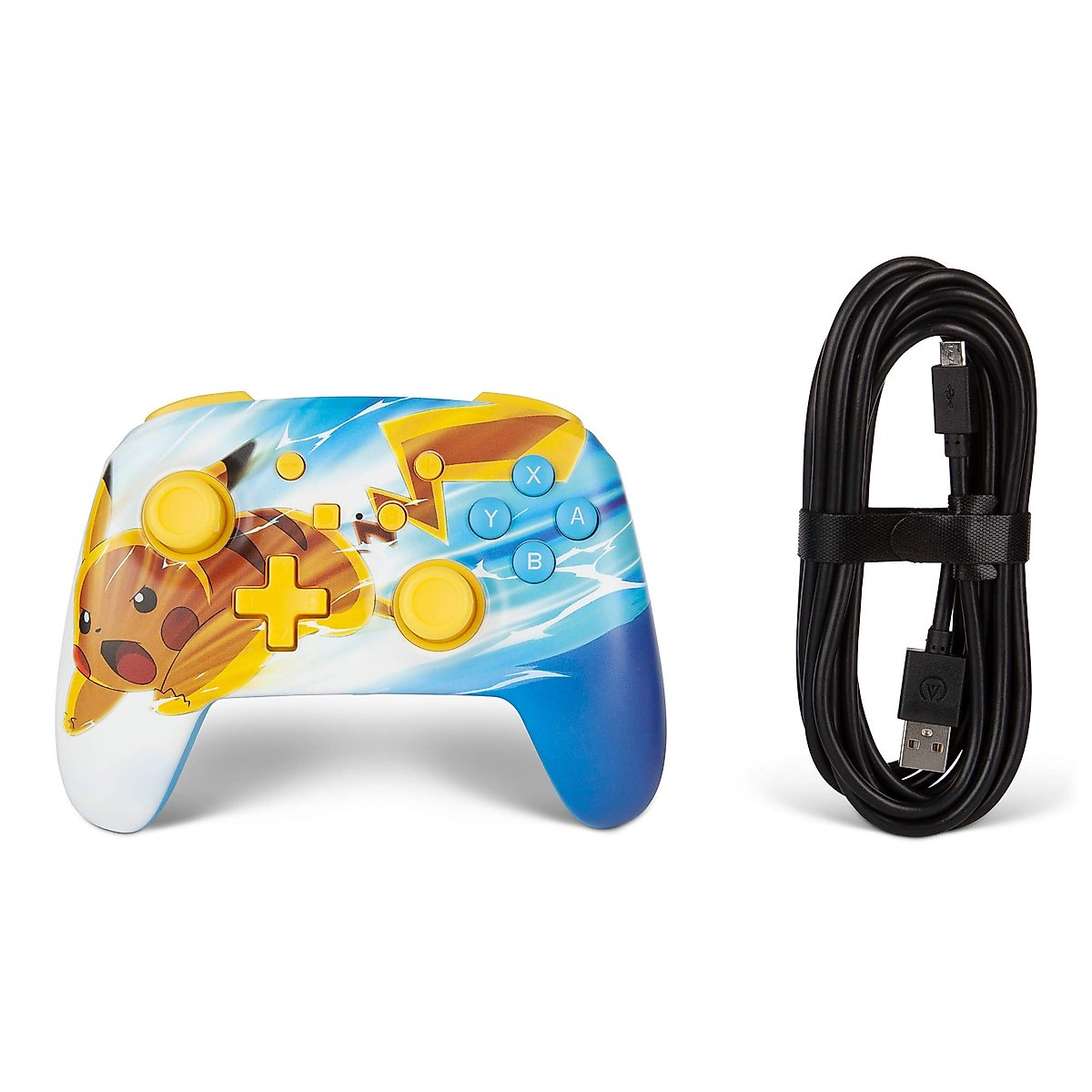 PowerA Enhanced Wired Controller for Nintendo Switch - Pokémon: Pikachu Charge, Gamepad, game controller, wired controller, officially licensed