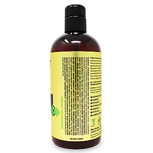 PURA D'OR 16 Oz Advanced Therapy Shampoo Reduces Hair Thinning & Increases Volume, No Sulfate, Biotin Shampoo Infused with Argan Oil, Aloe Vera for All Hair Types, Men & Women