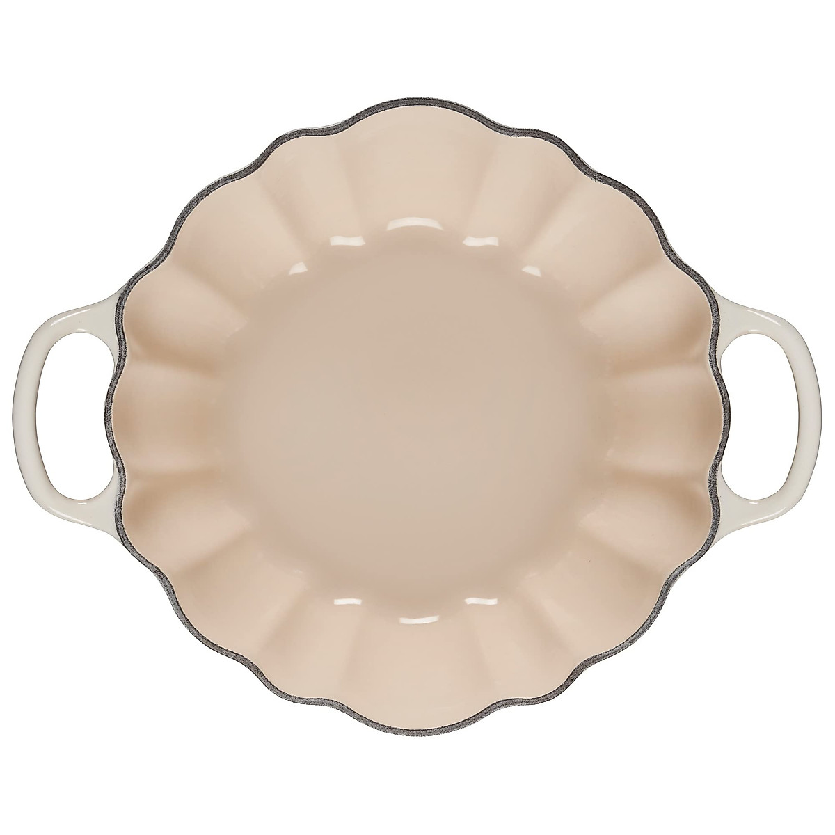 Le Creuset Enameled Cast Iron Figural Pumpkin Cocotte, 4 qt., Meringue