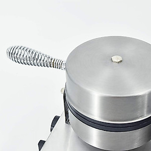 TAIMIKO Commercial Waffle Maker 1400W Nonstick Electric Waffle Machine Stainless Steel 110V Temperature and Time Control Waffle Bake Machine for Home,Commercial Use