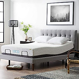 Lucid L300 Adjustable – Queen Bed Frame with Head and Foot Incline – USB – Wireless Remote – 5-Minute Assembly – Quiet Motor – Adjustable Bed Frame Queen Black