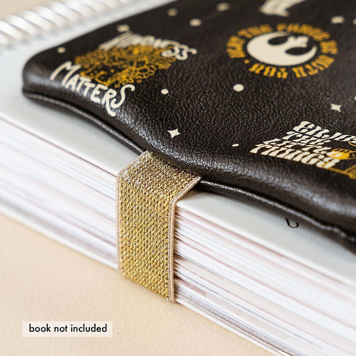 Erin Condren Ultimate Vegan Leather Planny Pack - Star Wars Alliance Design. Planner Accessory Pouch with Pockets, Extended Zipper, and Elastic Band to Secure Around Planner or Notebook