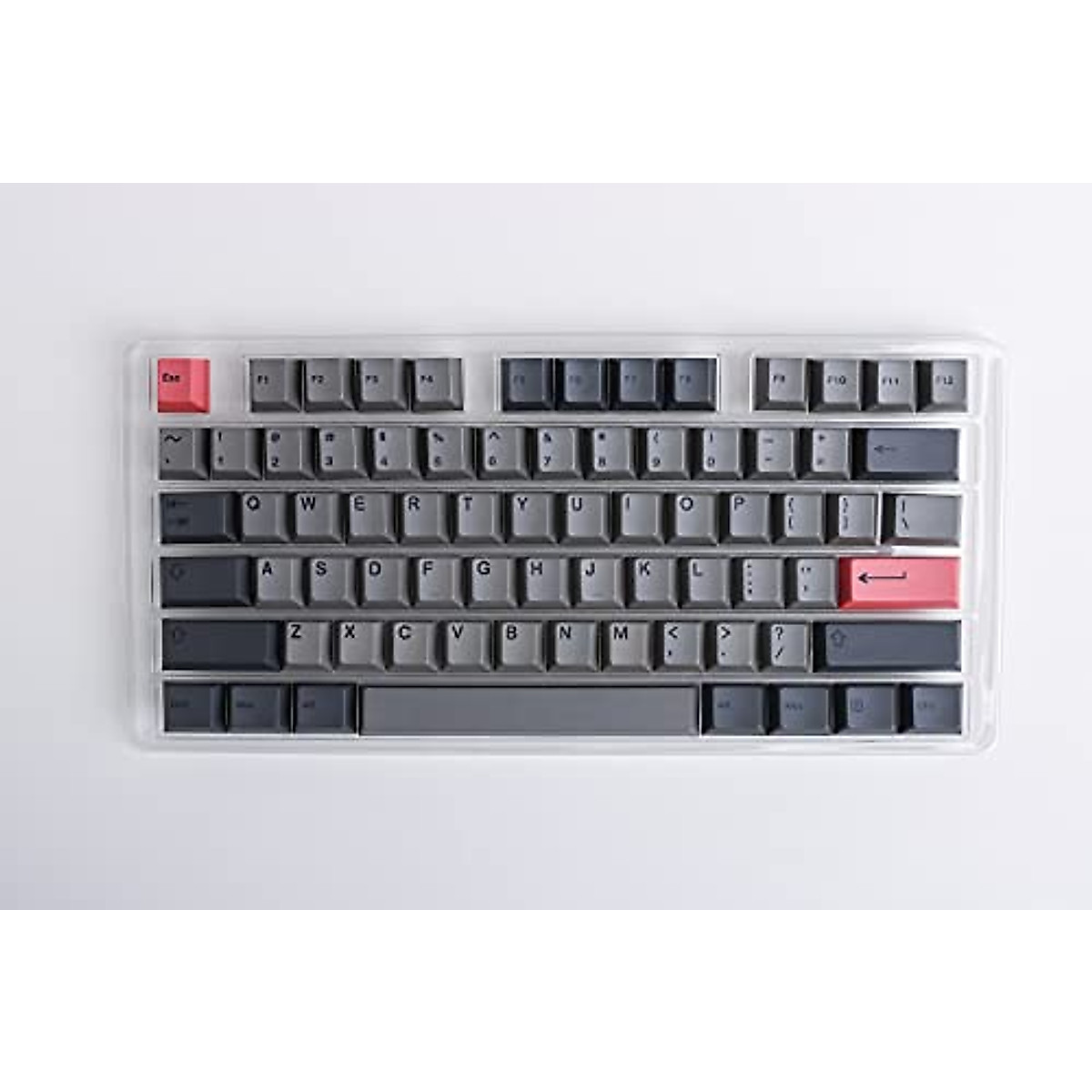 HK GAMING Custom Keycaps | Dye Sublimation PBT Keycap Set for Mechanical Keyboard | 139 Keys | Cherry Profile | ANSI US-Layout | Compatible with Cherry MX, Gateron, Kailh, Outemu | Stealth Dolch