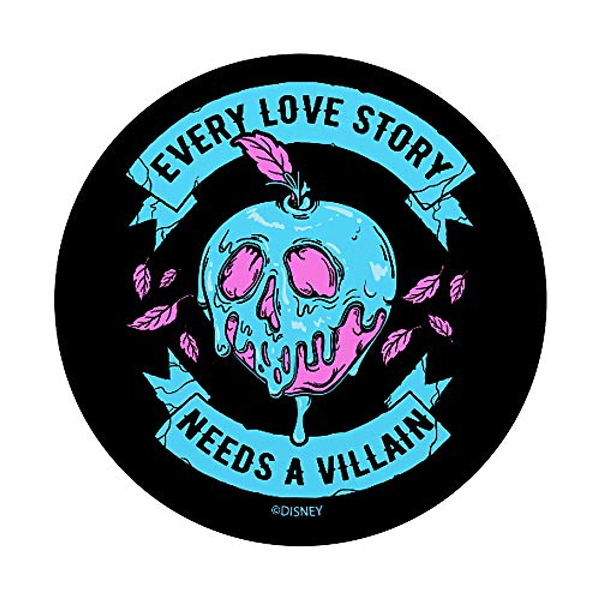 Disney Villains Every Love Story Needs A Villain PopSockets Grip and Stand for Phones and Tablets