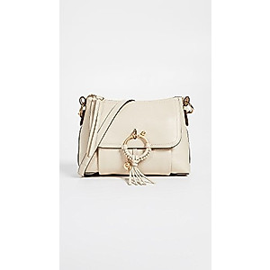 See by Chloe Women's Joan Small Shoulder Bag, Cement Beige, Off White, One Size