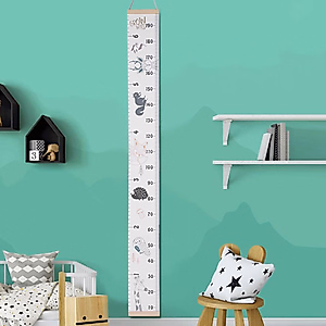 Wall Height Chart, Baby Growth Chart Cute Wall Ruler Growth Chart for Baby Girls Boys Toddler Bedroom(1, Blue) height chart kid