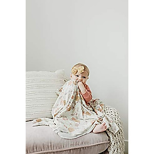 Large Premium Knit Baby Swaddle Receiving Blanket"Ferra" by Copper Pearl