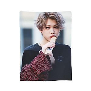 Stray Kids Lee Felix Blanket Ultra-Soft Micro Fleece Blankets Throw Blankets Decoration Gift for Decor Home Sofa,Office,Dormitory Bed car Camp Couch All Seasons