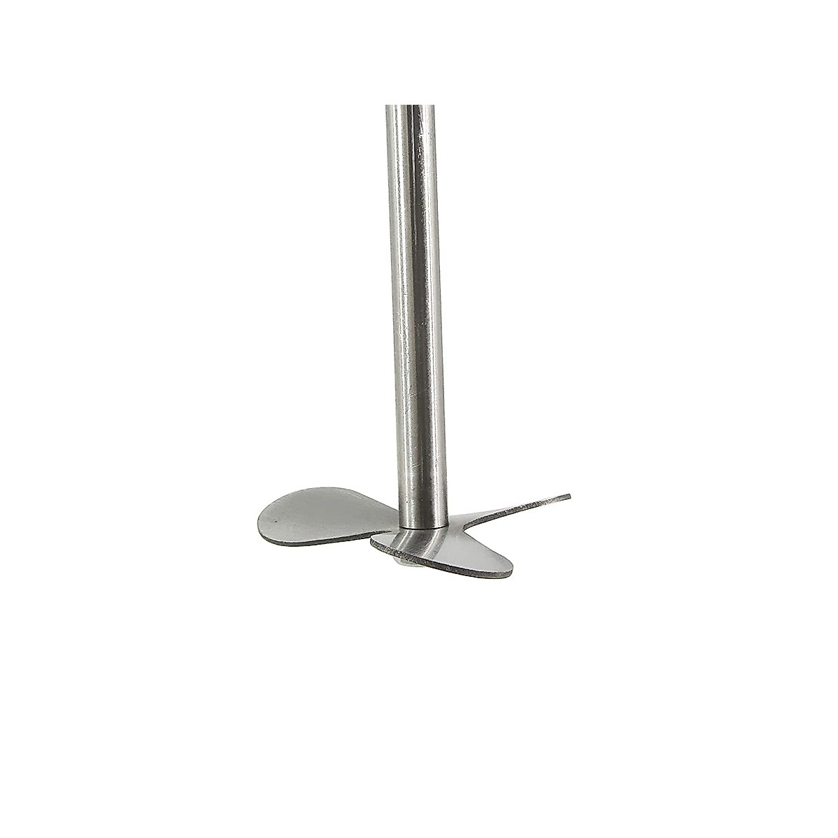 YUCHENGTECH Thread Three Blade Stirring Bar Stirring Rod Anchor Paddle Electric Blender Stainless Steel Stirrer for Lab Industrial Mixing 9.75x2.01x0.31in