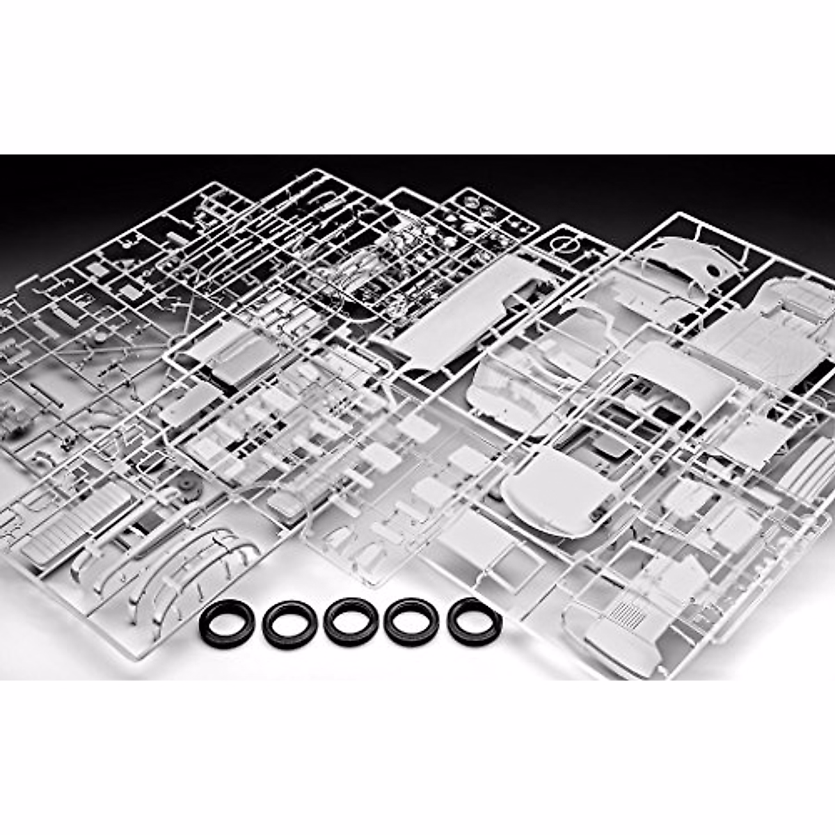 Revell 07009 Volkswagen T1 Samba Bus Model Kit, 1:16 Scale 27.2 cm, Multi-Color, 223