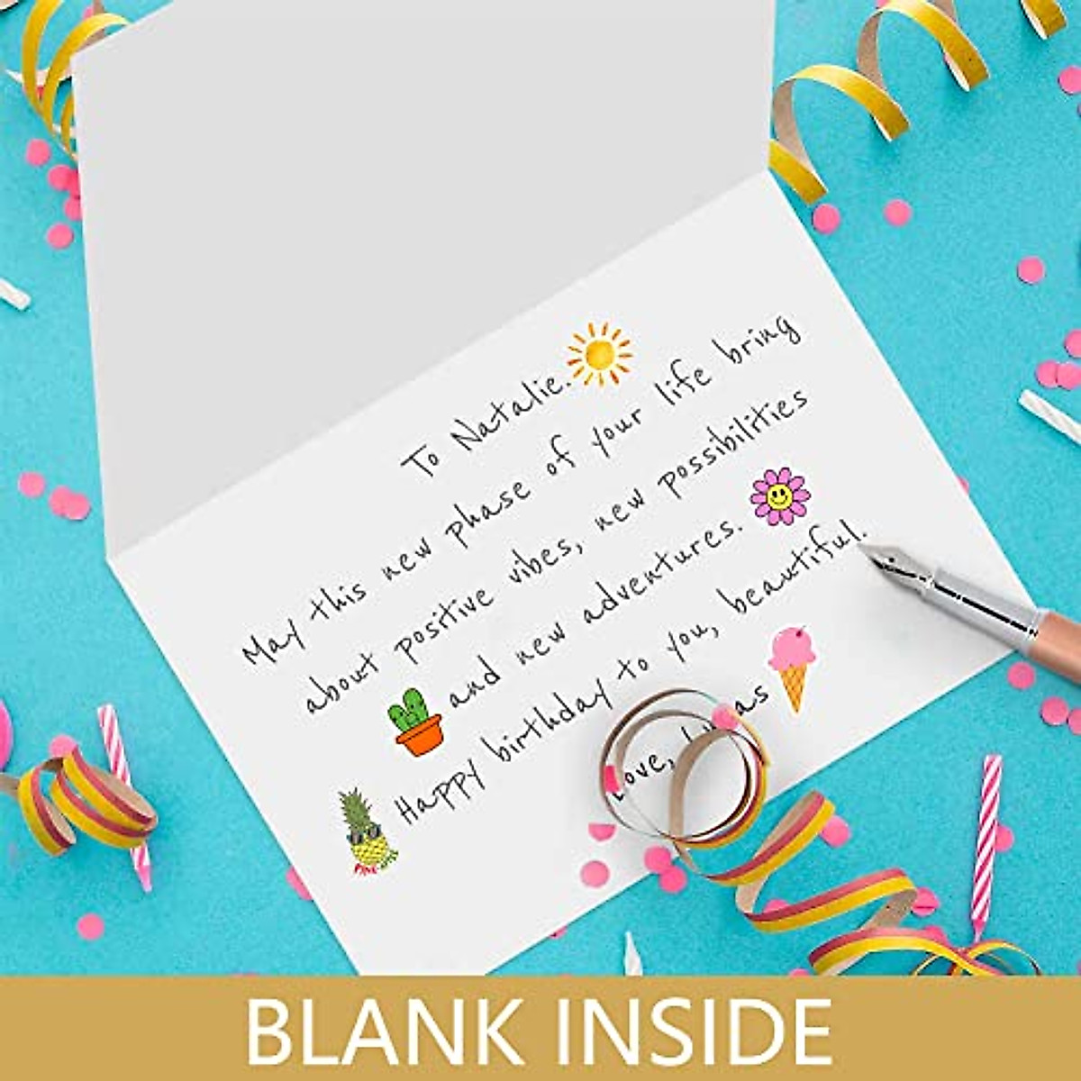 Pibypil Funny Happy Birthday Card For Sister In Law, Mother In Law, Son In Law, Daughter In Law, Brother In Law