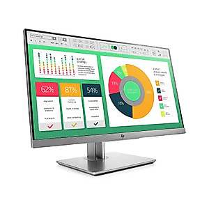 HP EliteDisplay E223 54,6 cm (21.5") 1920 x 1080 Pixel Full HD LED Piatto Nero, Argento