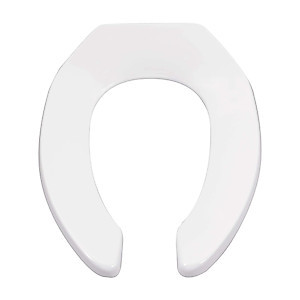 American Standard 5901100SS.020 Heavy-Duty Commercial Toilet Seat, White 2.13 in wide x 9.25 in tall x 17.88 in deep