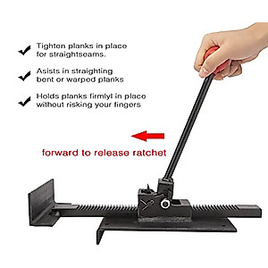 Hardwood Flooring Jack Tool for Laminate Flooring Installation Wood Floor Jack Install Tool - Professional Hardwood Flooring Jack Positioning Tool