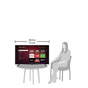 TCL 32S3800 32-Inch 720p Roku Smart LED TV (2015 Model)