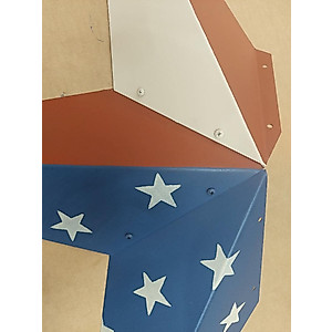 Amish Wares 32 Inch Solid Black Barn Star Made with Galvanized Metal to Prevent Rusting