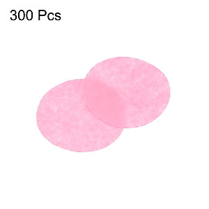 HARFINGTON 300pcs Round Felt Circles, 50mm 2" Pre Cut Felt Craft Pads Non-Woven Mini Felt Fabric Circles for DIY Sewing Handcraft Cut Projects Craft Finishing, Pink