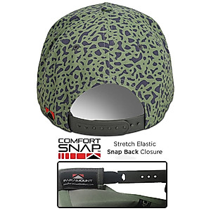 Dead Drift Fly Fishing Patch 5-Panel Vintage Trucker Rope Cap, Fly Fishing Cap (Olive Fish Skin)