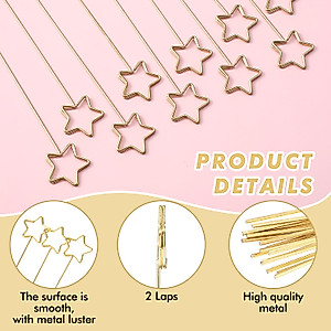 LLOUSSAK 20Packs Floral Card Holder Picks, Metal Gift Card Holder Place Card Holders, Floral Picks for Cards Photo Holder Sticks, Picture Picks for Centerpieces, Heart-Shaped, for Wedding Party