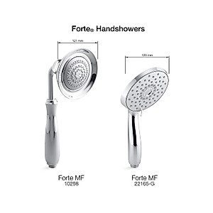 KOHLER Forte 2.5 gpm multifunction handshower with Katalyst air-induction technology