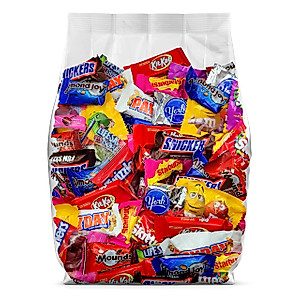 Ultimate Bulk Candy Assortment – 3 lbs of Assorted Mars & Hershey Chocolate Variety Pack – Individually Wrapped Fun Size Bulk Candy – Perfect Chocolate Mix for Pinata Fillers, Party Favors, Candy Dish Fillers, Basket Filler Candy, and More!