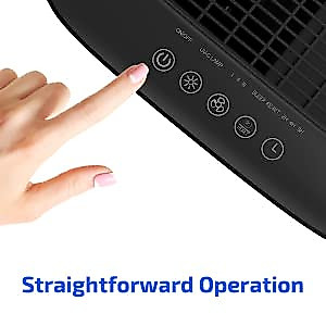 Air Purifier, True Hepa 13 for Large Room, CADR 450 m³/h, Air Cleaner with UV-C Light, 3 Speeds, 3 Timers, Change Filter Reminder, Remove off 99.97% Dust, Allergens, Pollen, Pets, Hair, Smoke (black)