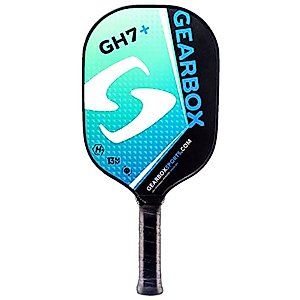 Gearbox GH7+ Pickleball Paddle, Blue/Green