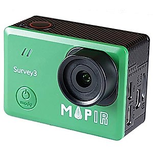 MAPIR Survey3N NDVI Mapping Camera NIR Near Infrared Filter 8.25mm f/3.0 No Distortion Narrow Angle GPS Touch Screen 2K 12MP HDMI WiFi PWM Trigger Drone Mount