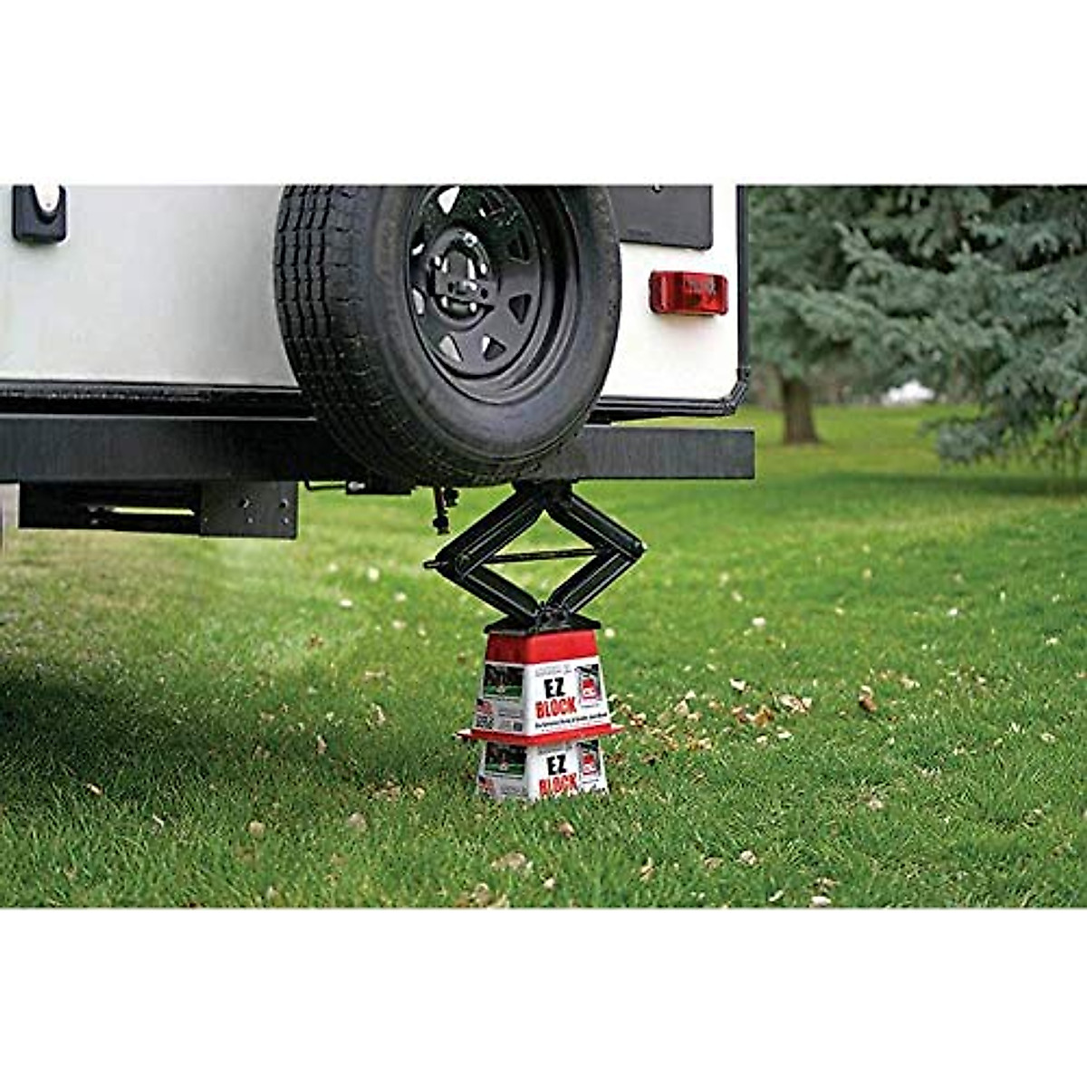 ANDERSEN HITCHES | RV & Trailer Accessories | 2-Pack Trailer EZ Jack Blocks | Leveling System | RV Stabilizer Stands | Heavy Duty Camper Leveler | 3621