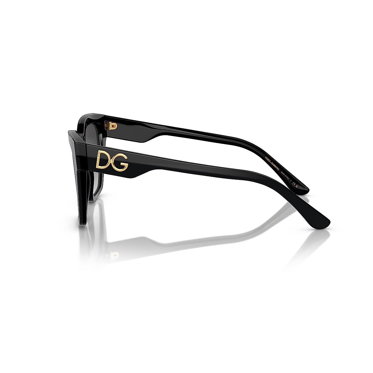 Dolce & Gabbana Women's Round Fashion Sunglasses, Black/Grey Gradient, One Size