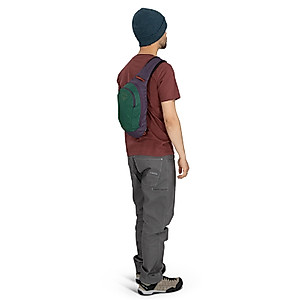 Osprey Daylite Shoulder Sling Bag, Axo Green/Enchantment Purple