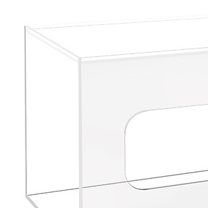 CoolaBoola Trash Bag Holder – Extra-Large Trash Bag Dispenser – Clear Acrylic Garbage Bag Holder for Cabinet – Under The Sink Trash Bag Organizer Roll Holder for Home, Shops, Restaurants