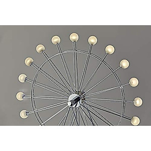 Adesso Home 2120-22 Transitional LED Table Lamp from Coney Collection in Chrome Finish, 5.25 inches, Large, Bronze