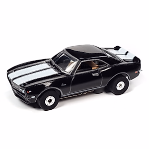 Auto World Thunderjet 1968 Chevrolet Camaro Z28 (Black) HO Scale Slot Car