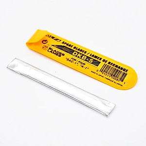 OLFA DKB-5 30-degree sharp angle art blade wallpaper/car film blade 50 pieces, Made in Japan, Silver