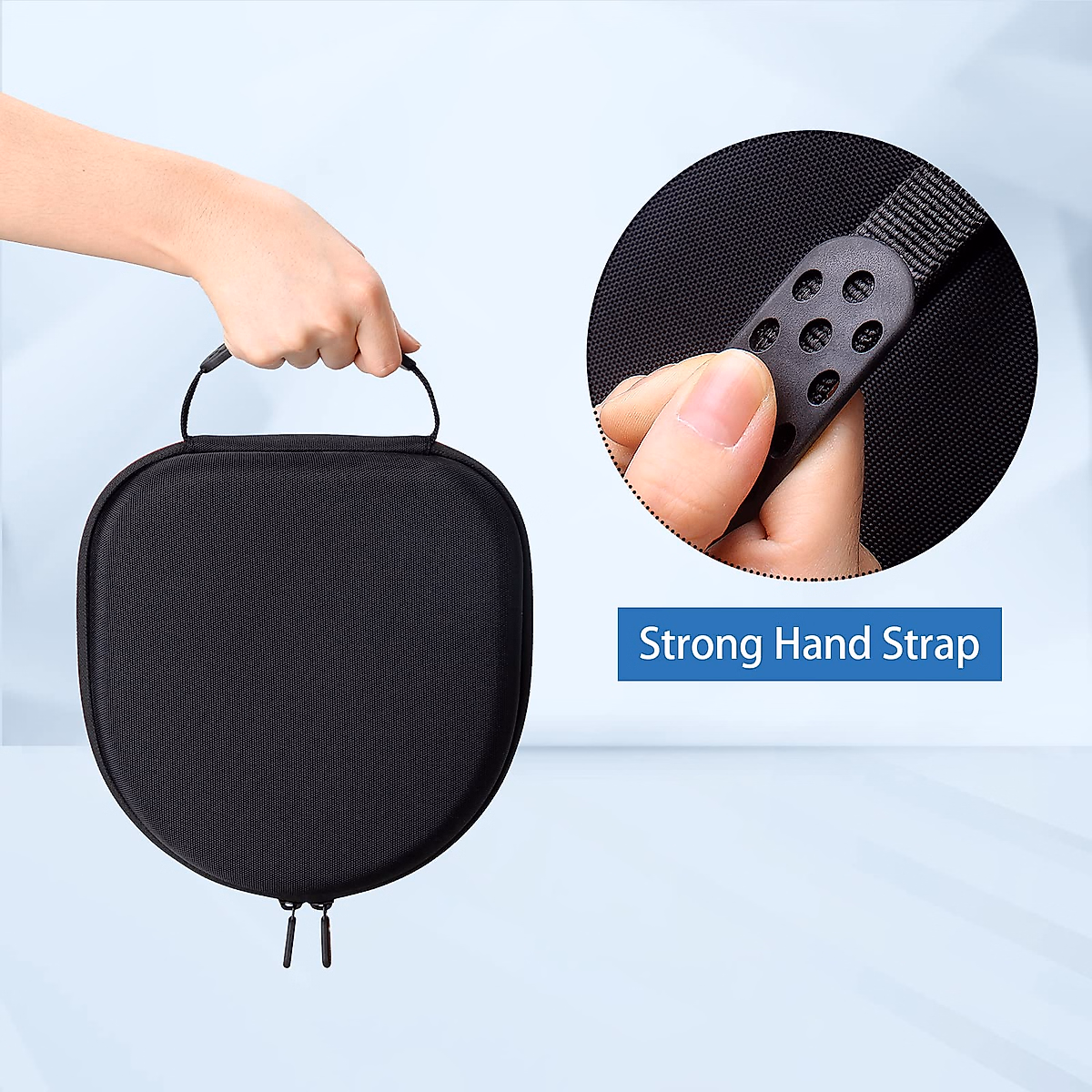 XANAD Carrying Case for Sony, Beats, JBL, OneOdio, Soundcore Anker Life Q20, M-Audio HDH40, Bose, Audio-Technica, AKG, Behringer, Philips - Travel Protective Carrying Storage Bag