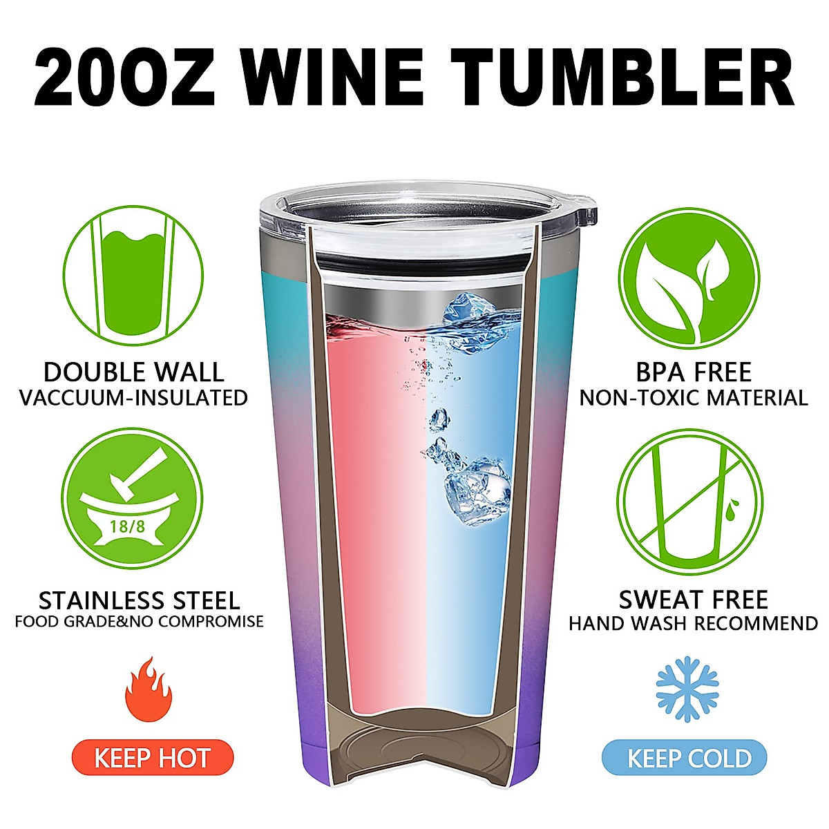 Fufendio Gifts for Women Friends - Best Friend Birthday Gifts for Women - Friendship Gifts, Valentines Day Gifts for Friend Female - Insulated Coffee Mug Tumbler Cup