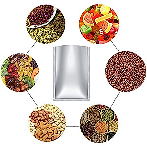 Ztalee 30 Pack 5 GALLON Mylar Bags (7.4 Mil) and 30x 2000cc Oxygen Absorbers, Airtight Vacuum Sealing Sealable Mylar Bags for Long Term Food Storage, for Grains, Wheat, Rice, Dry Aging Bags for Meat (17.7x23.6 Inch)