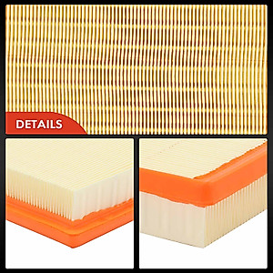 A-Premium 2-PC Engine Air Filter Compatible with Subaru Ascent, Crosstrek, Forester, Impreza, Legacy, Outback, WRX, 2017-2022, Flexible Panel, Replace# 16546-AA16A