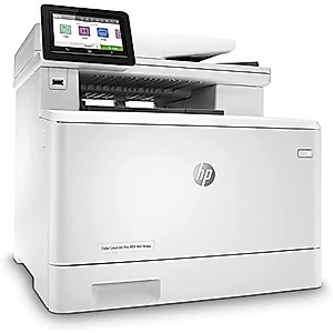 HP Laserjet Pro M479fdw Wireless Color All-in-One Laser Printer -White - Print Scan Copy Fax - 28 ppm, 600 x 600 dpi, Auto D2-Sided Printing, ADF, Ethernet, Bluetooth- Wulic Printer Cable