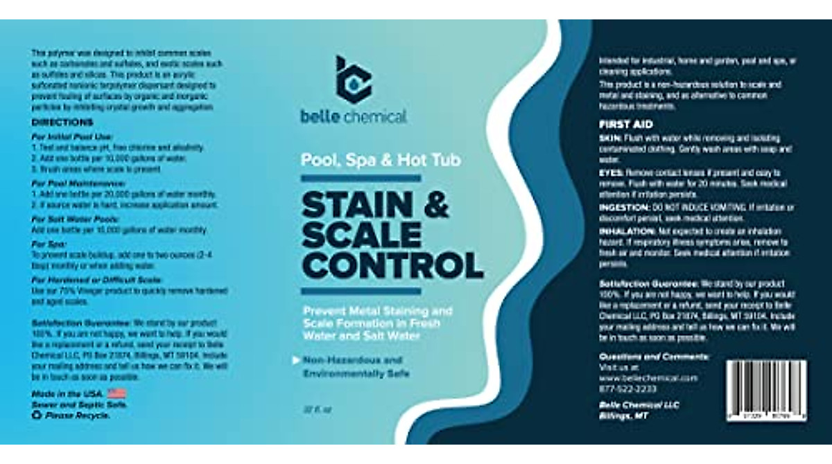 Stain and Scale Control for Pools | Eco-Friendly Solution